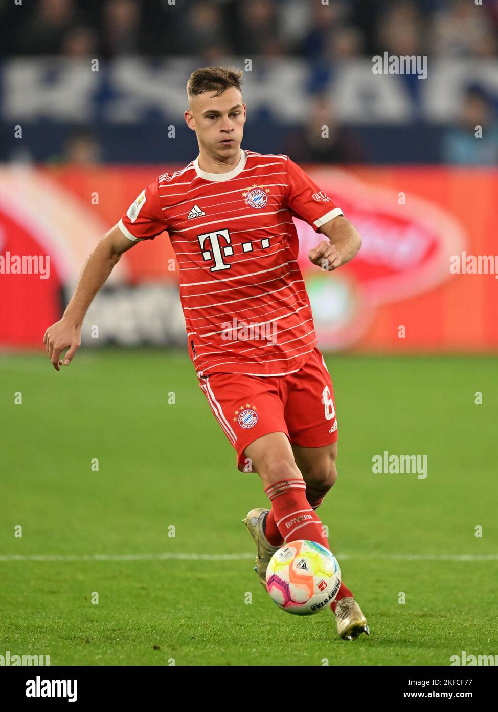 GELSENKIRCHEN - Joshua Kimmich of FC Bayern Munchen during the ...