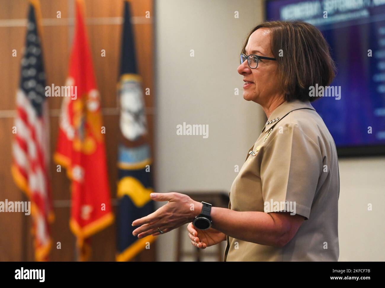 WASHINGTON (Sept. 7, 2022) Vice Chief of Naval Operations Adm. Lisa ...