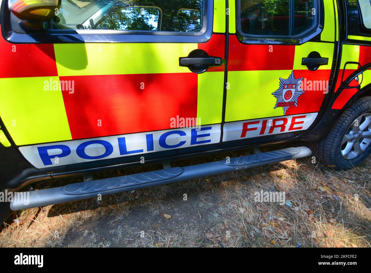 Fire appliance Northampton UK Stock Photo - Alamy