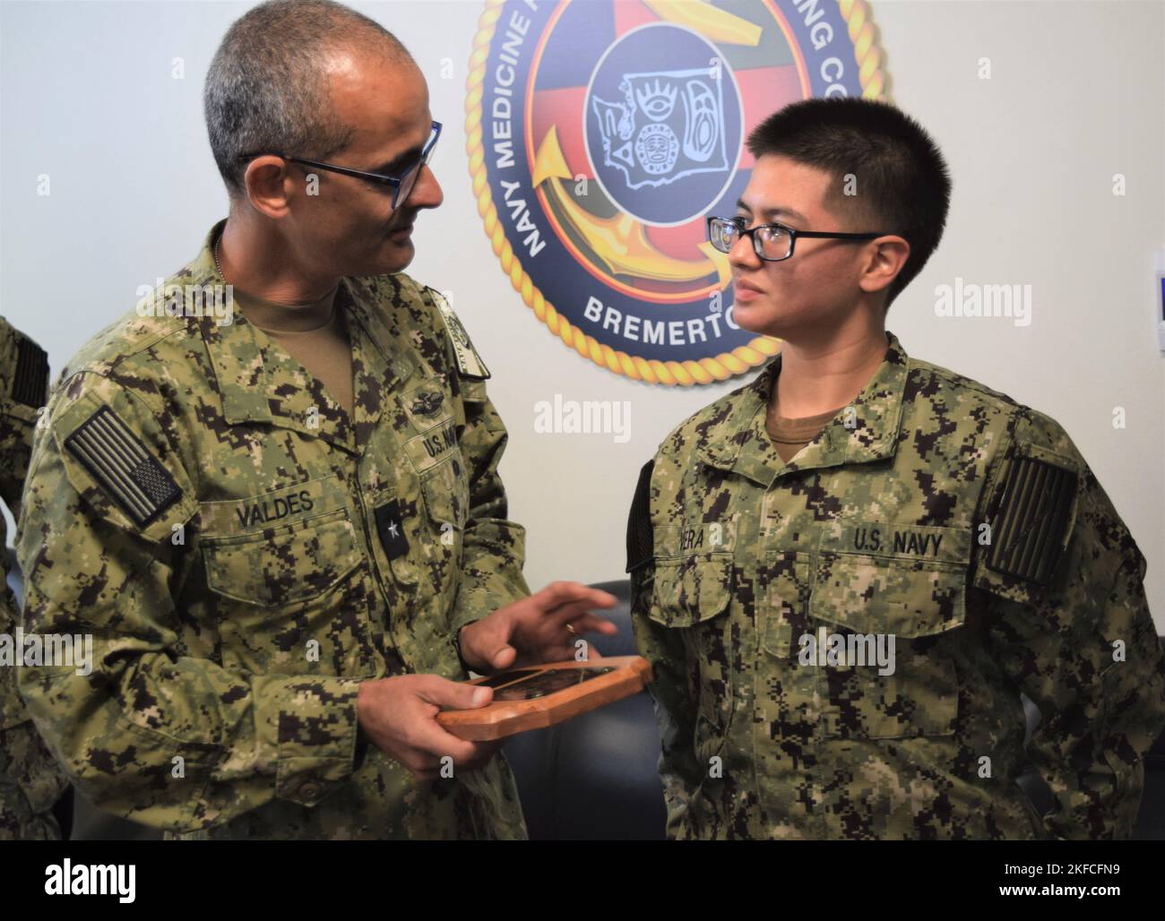 Mentoring from the top... Rear Adm. Guido F. Valdes, Naval Medical ...