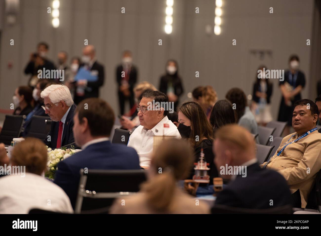Bangkok, Thailand. 17th Nov, 2022. APEC ministers and delegates at ...