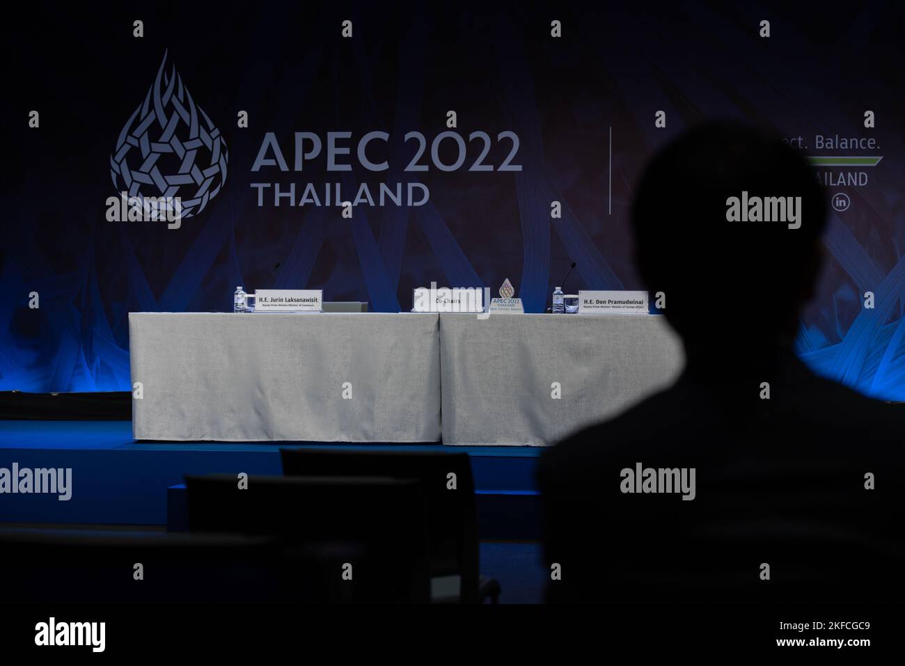 Bangkok, Thailand. 17th Nov, 2022. The 33rd APEC 2022 Thailand is ...