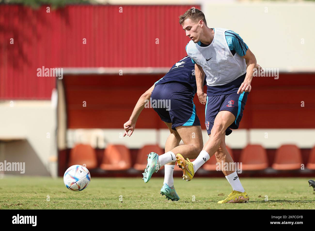 Riyadh, Saudi Arabia, on November 17, 2022. Luka Sucic of Croatia ...