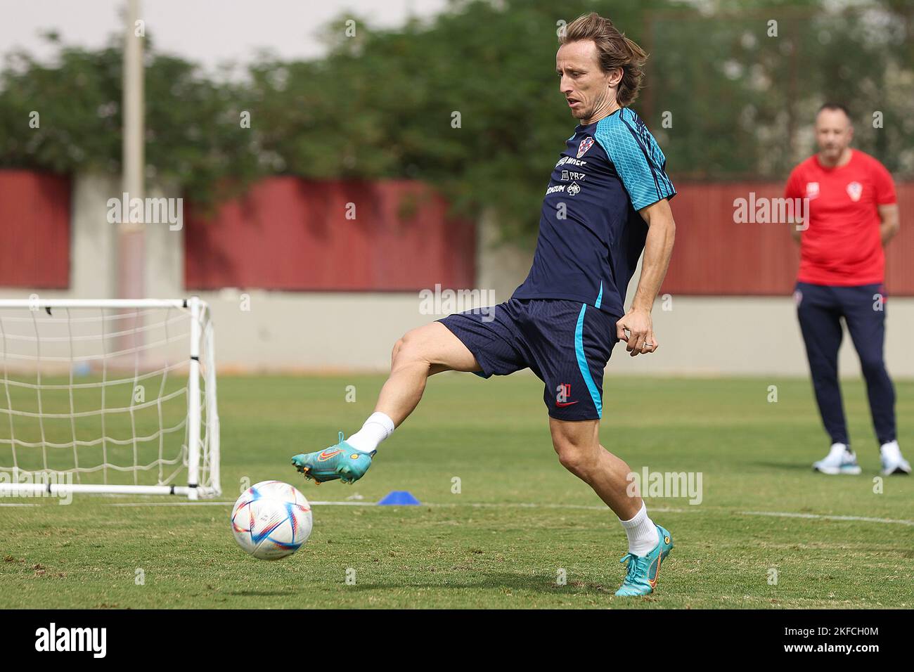 Riyadh, Saudi Arabia, on November 17, 2022. Luka Modric of Croatia ...
