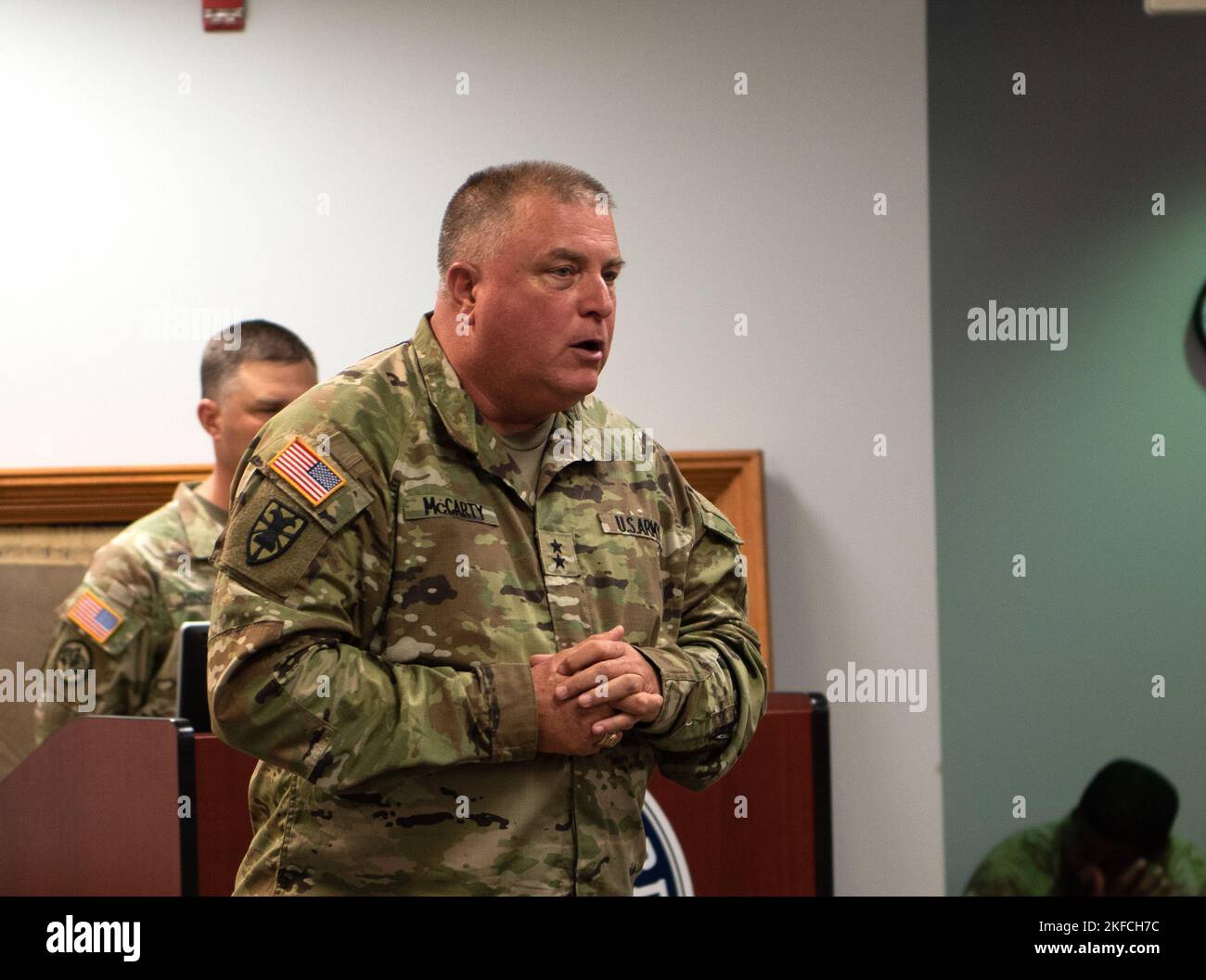 U.S Army Maj. Gen. Van McCarty, adjutant general for South Carolina ...
