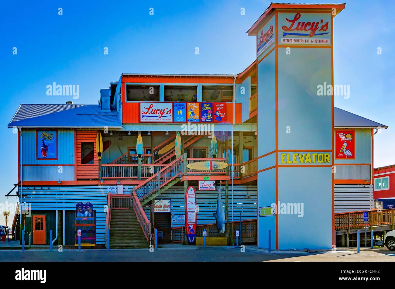 Lucy's Retired Surfers Bar & Restaurant is pictured, Nov. 13, 2022, in ...