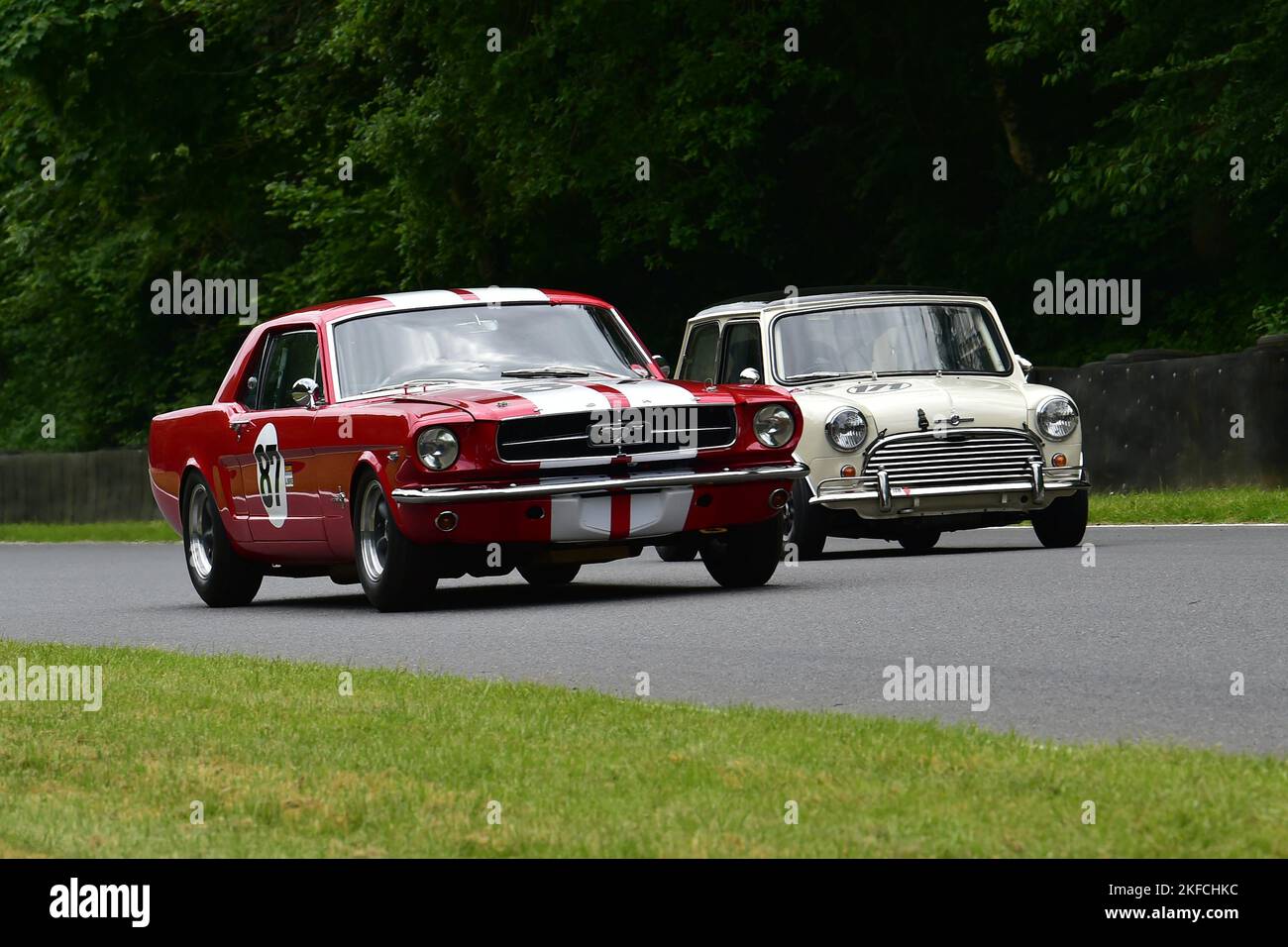 Mark Ashworth, Ford Mustang, Lawrence Warr, Morris Mini Cooper S ...