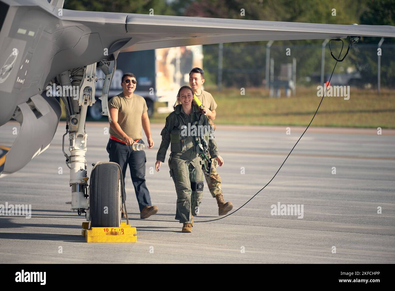 1st Lt. Kelsey Flannery, an F-35A Lightning II pilot assigned to the ...