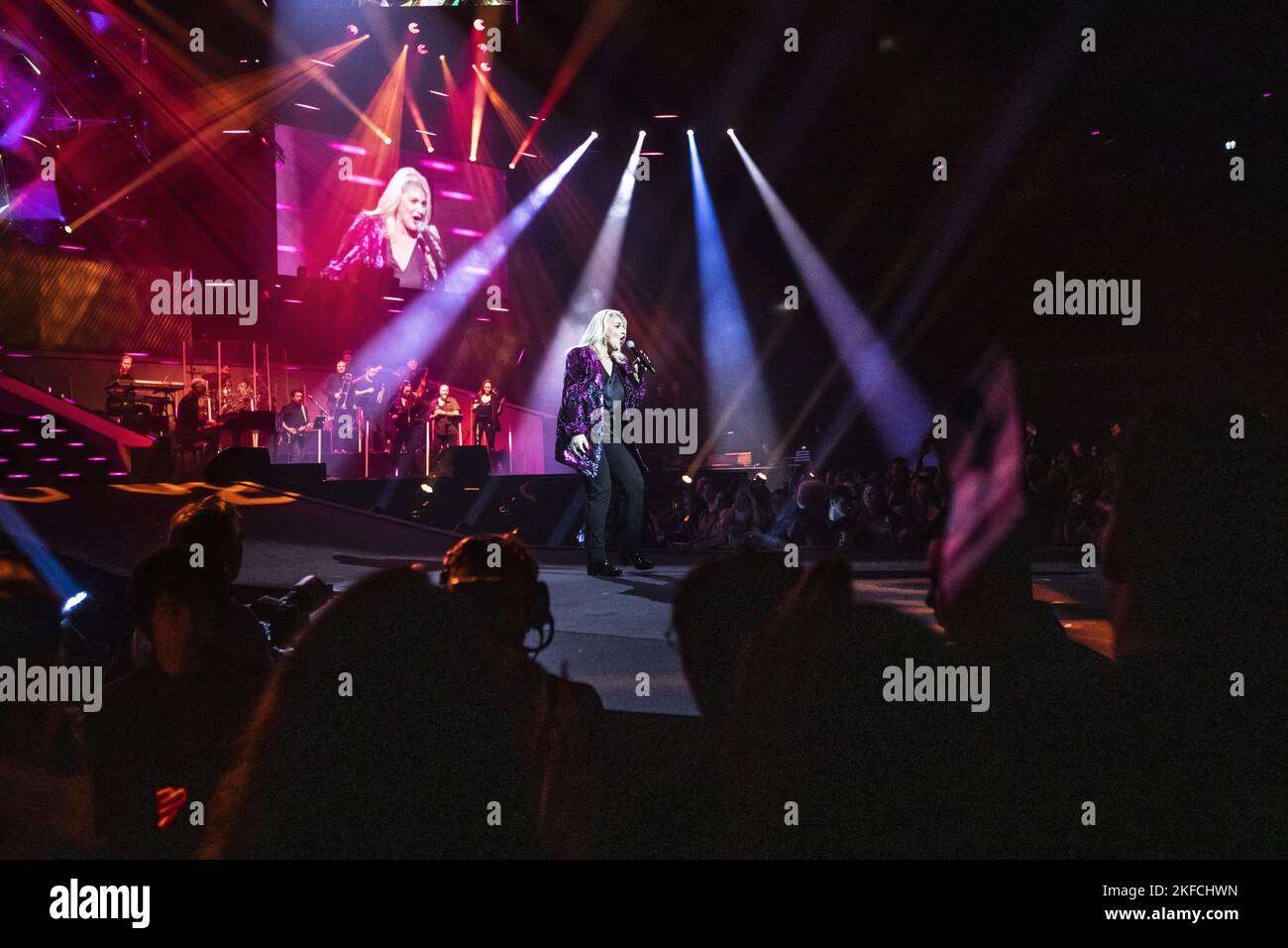 AMSTERDAM - Sandra Kim during the Big Eurovision Song Contest in Ziggo ...