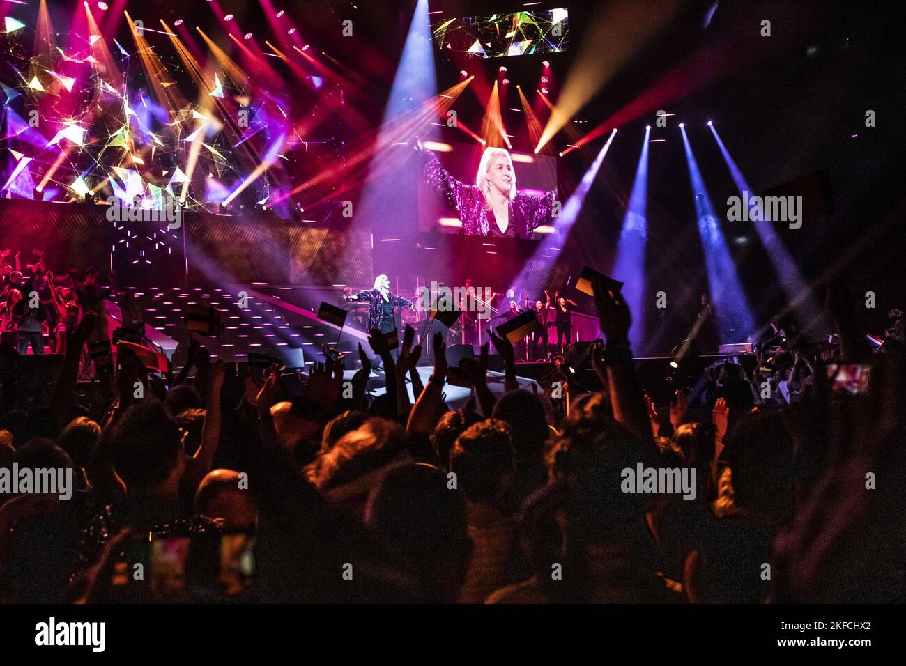 AMSTERDAM - Sandra Kim during the Big Eurovision Song Contest in Ziggo ...