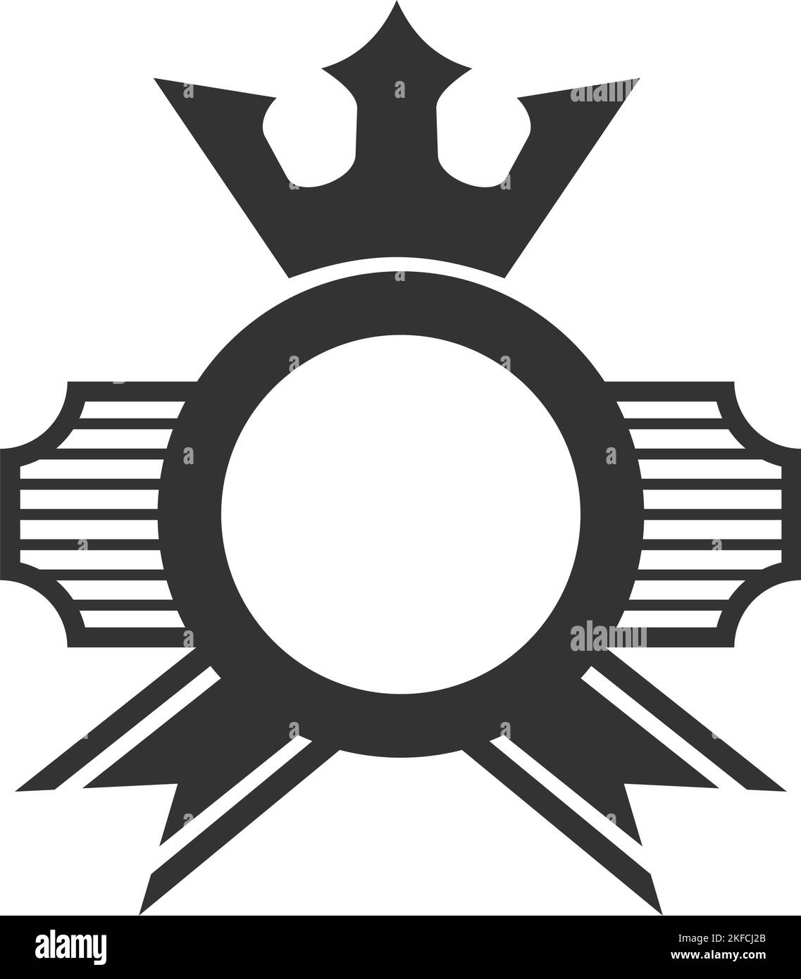 emblem blank template logo Icon Illustration Brand Identity Stock ...