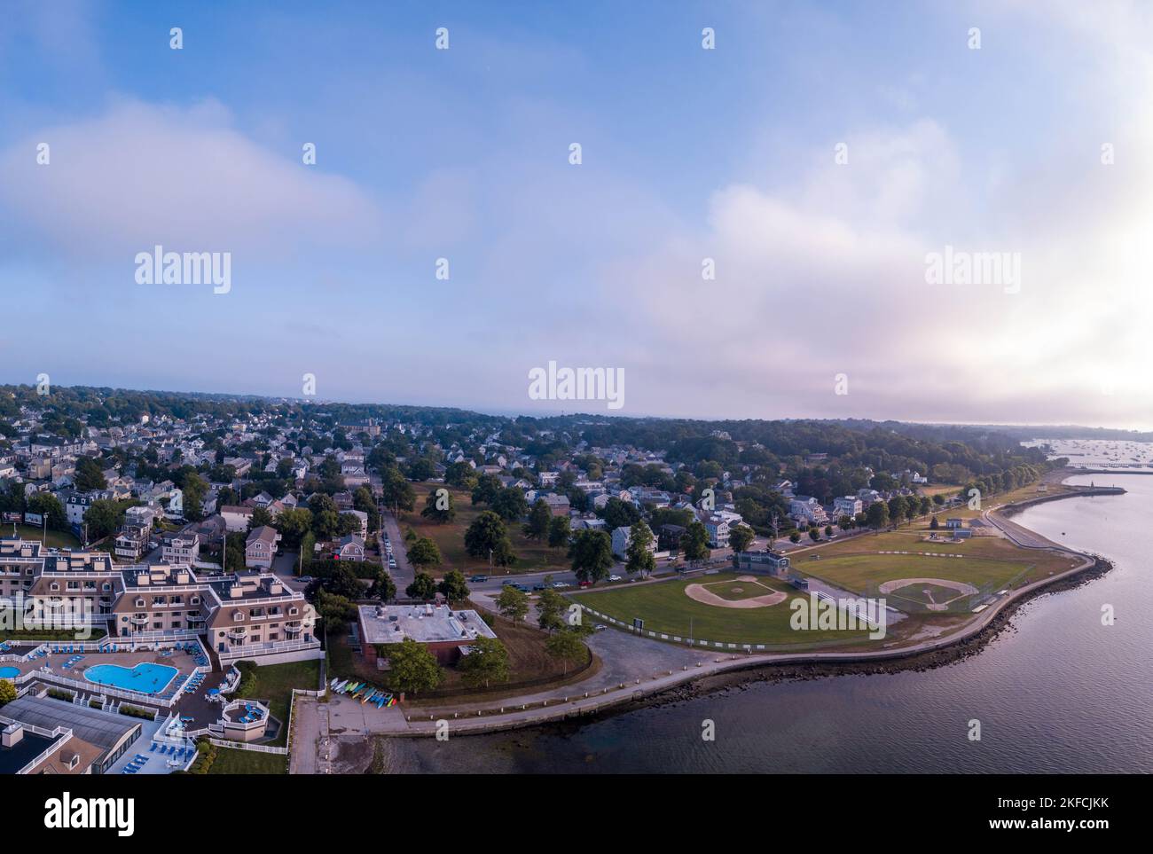 Newport rhode island aerial hi-res stock photography and images - Alamy
