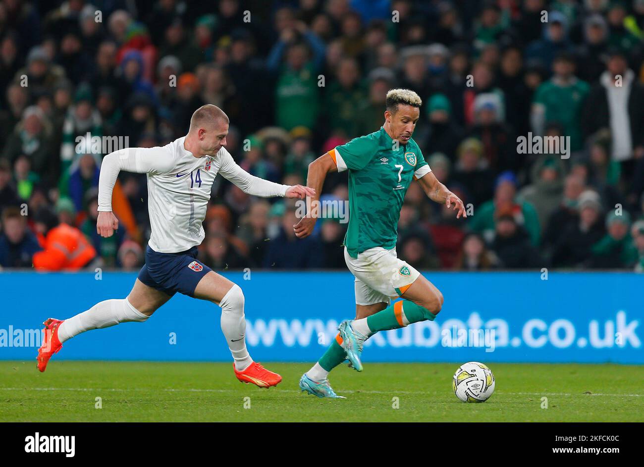 17th November 2022; Aviva Stadium, Dublin, Ireland: International ...