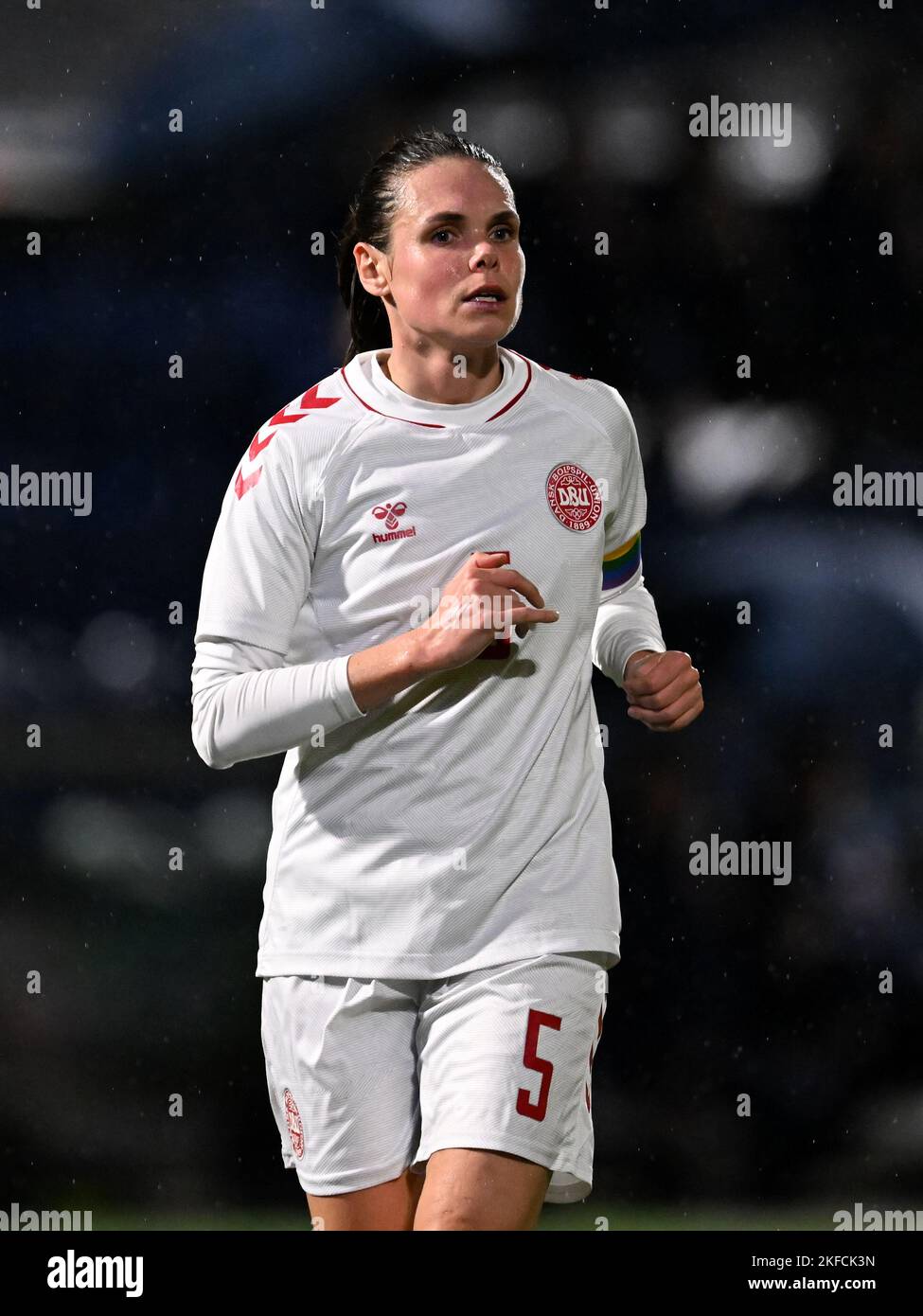 ZWOLLE - Simone Boye Sorensen of Denmark women during the friendly ...