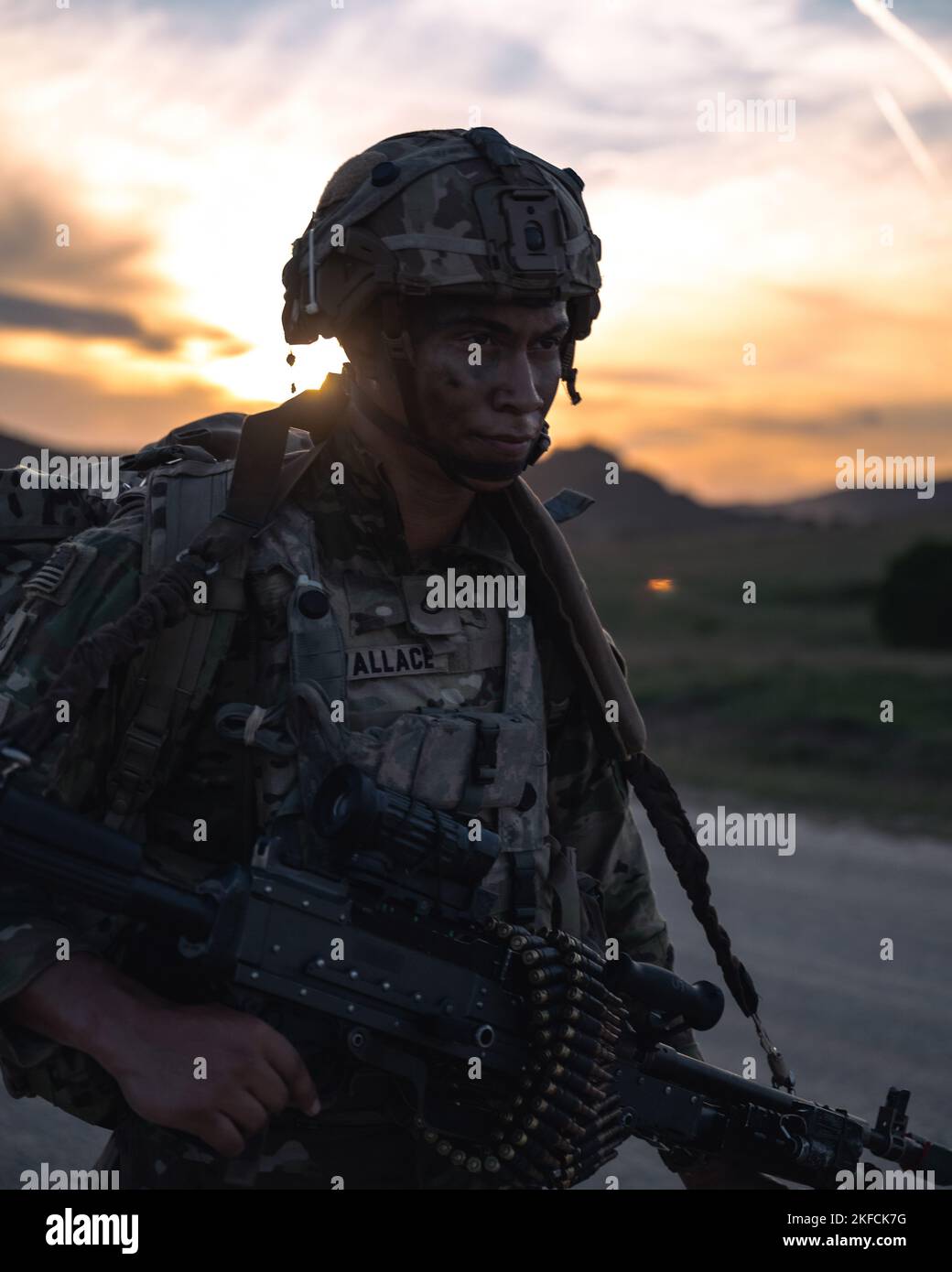 A U.S. Army paratrooper assigned to 2nd Battalion, 503rd Parachute ...