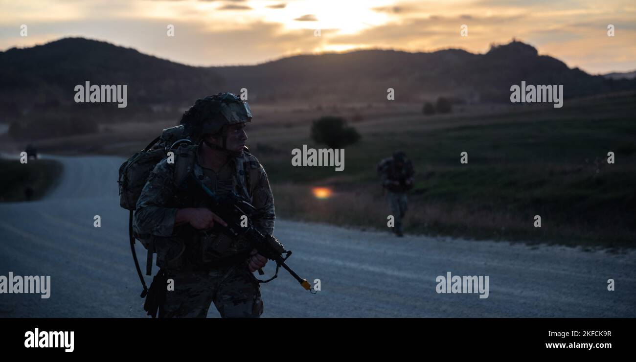 A U.S. Army paratrooper assigned to 2nd Battalion, 503rd Parachute ...