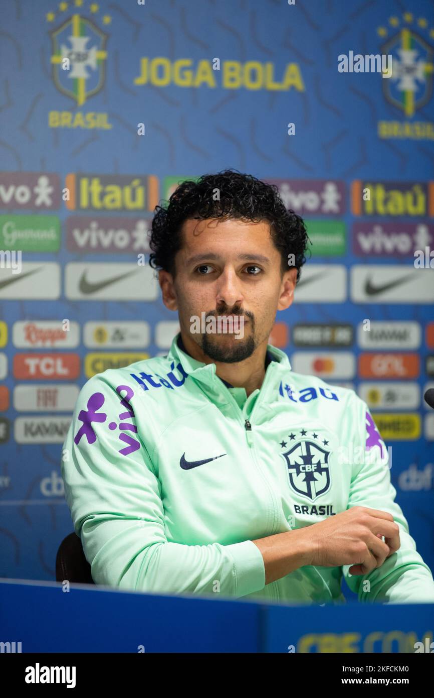 Turin, Italy. 17/11/2022, Marquinhos of Brazil during Brazil National ... Turin, Italy. 17/11/2022, Marquinhos of Brazil during Brazil National ...
