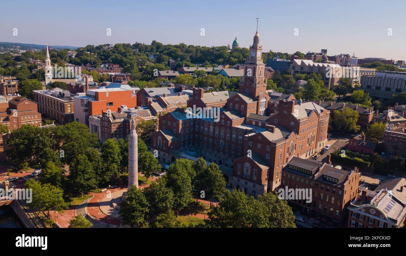Rhode island skyline aerial hi-res stock photography and images - Alamy