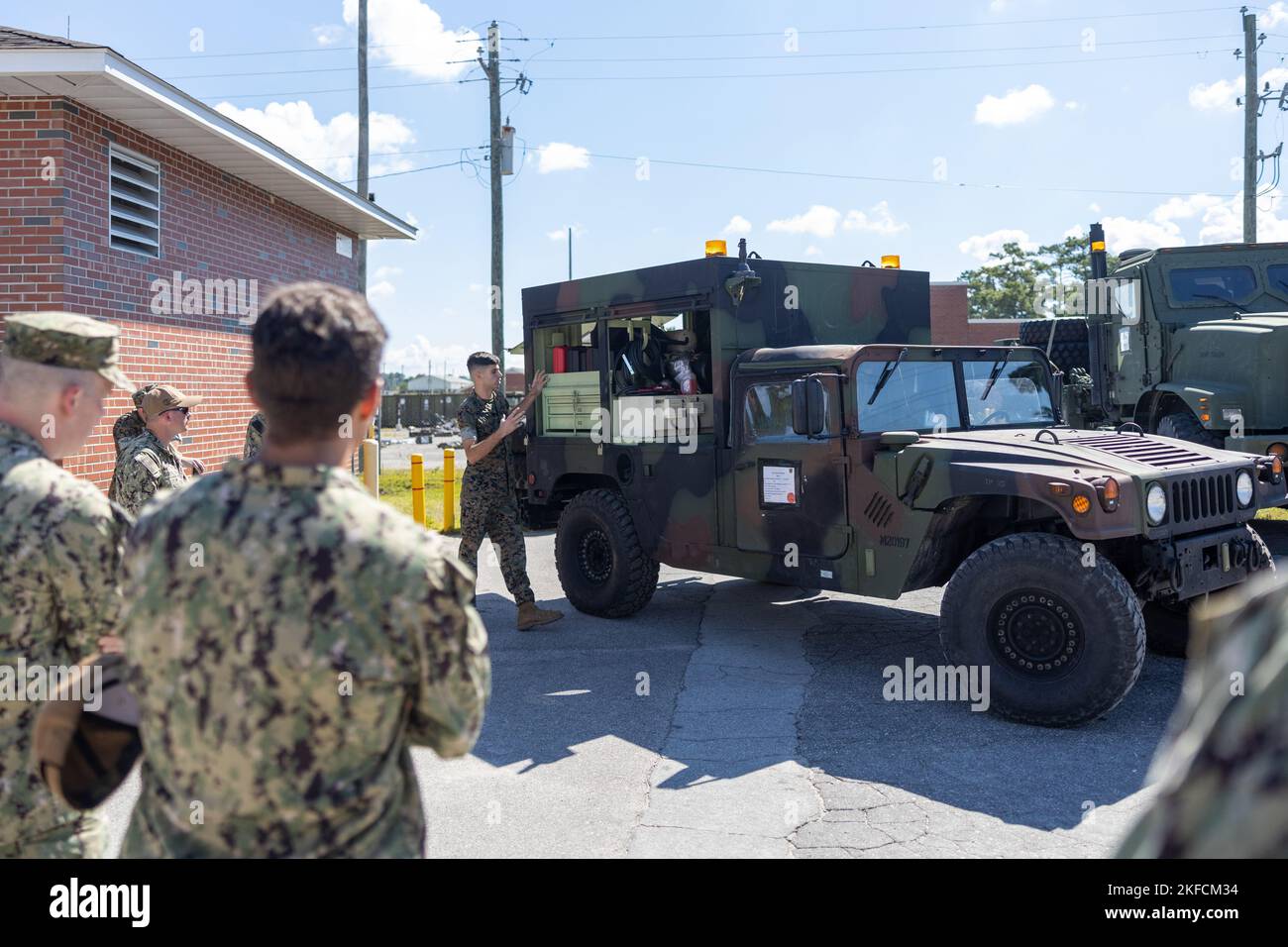 U.S. Navy personnel with U.S. Navy Amphibious Warfare Tactics ...