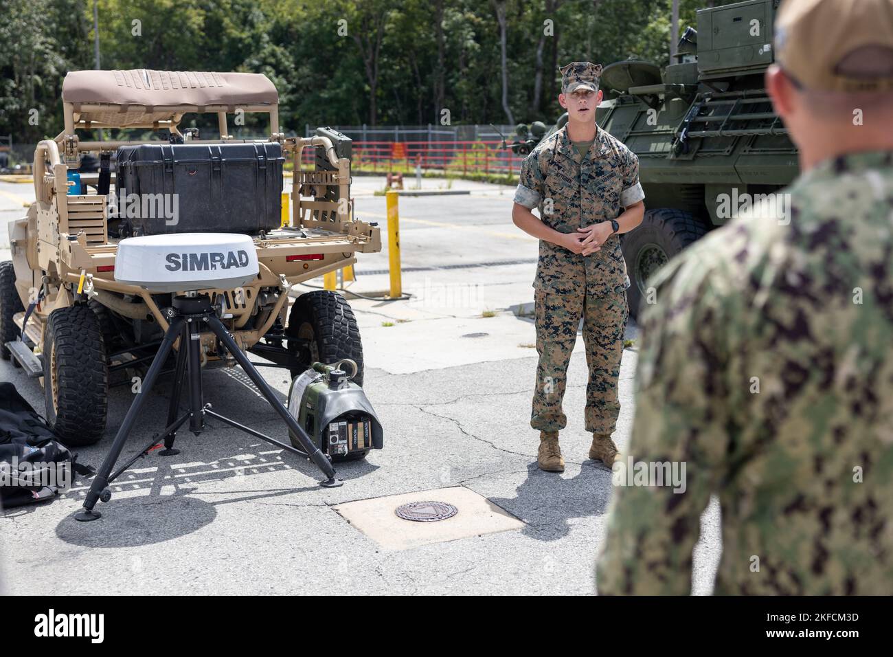 U.S. Navy personnel with U.S. Navy Amphibious Warfare Tactics ...