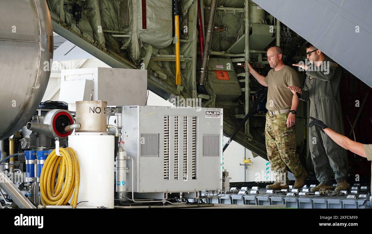U.S. Air Force Loadmasters and Aerial Porters assigned to the 115th ...