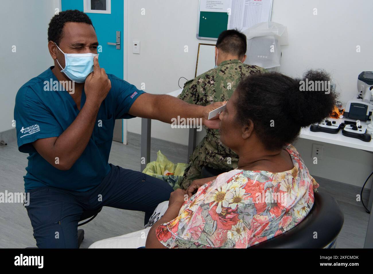 HONIARA, Solomon Islands (Sept. 7, 2022) – Ezekiel Giade, a local ...