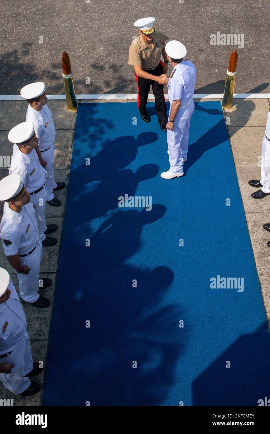 U.S. Marine Corps Brig. Gen. Len “Loni” Anderson, commanding general of ...