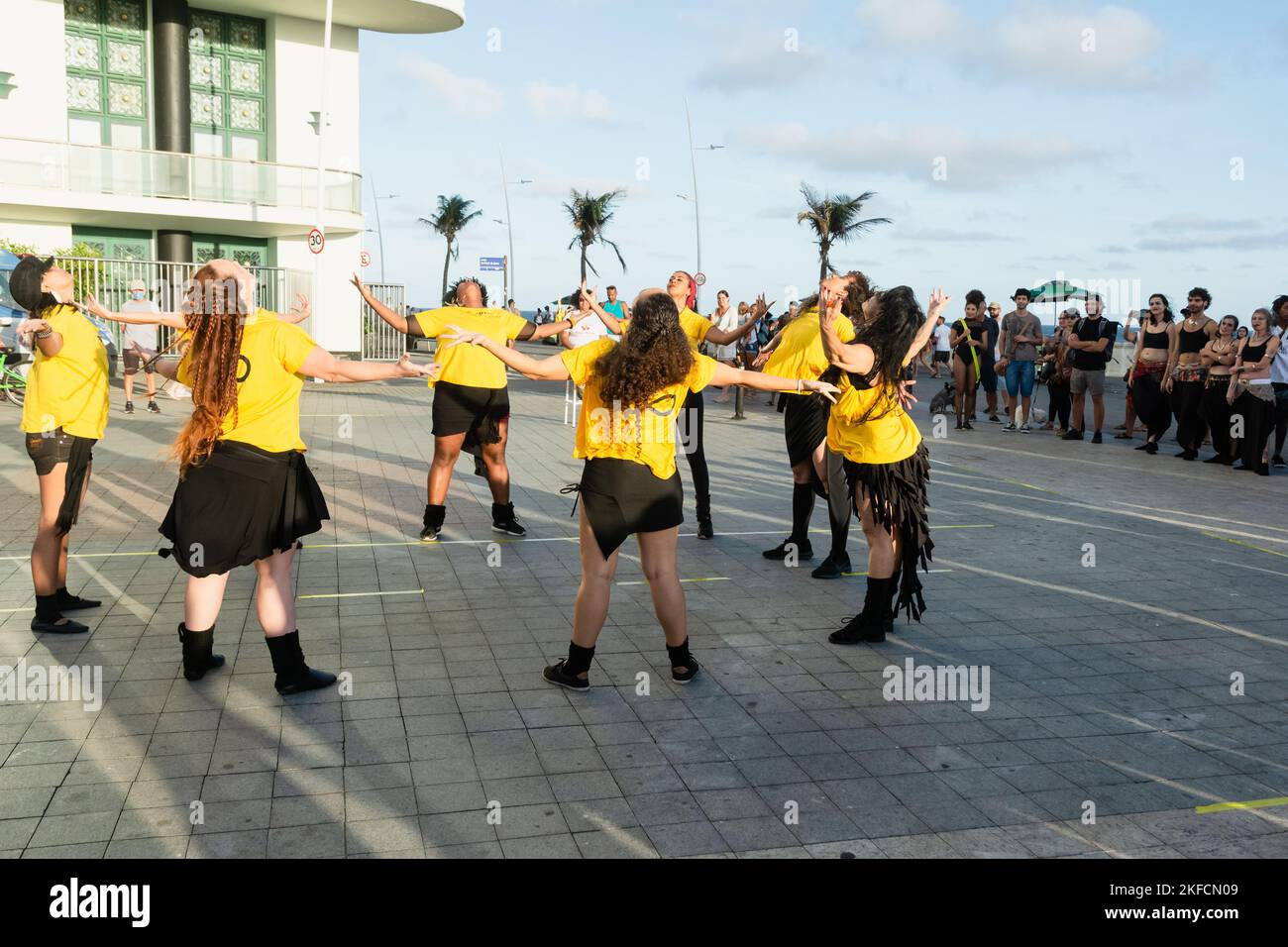 Salvador, Bahia, Brazil - October 22, 2022: Women performing dance at ...