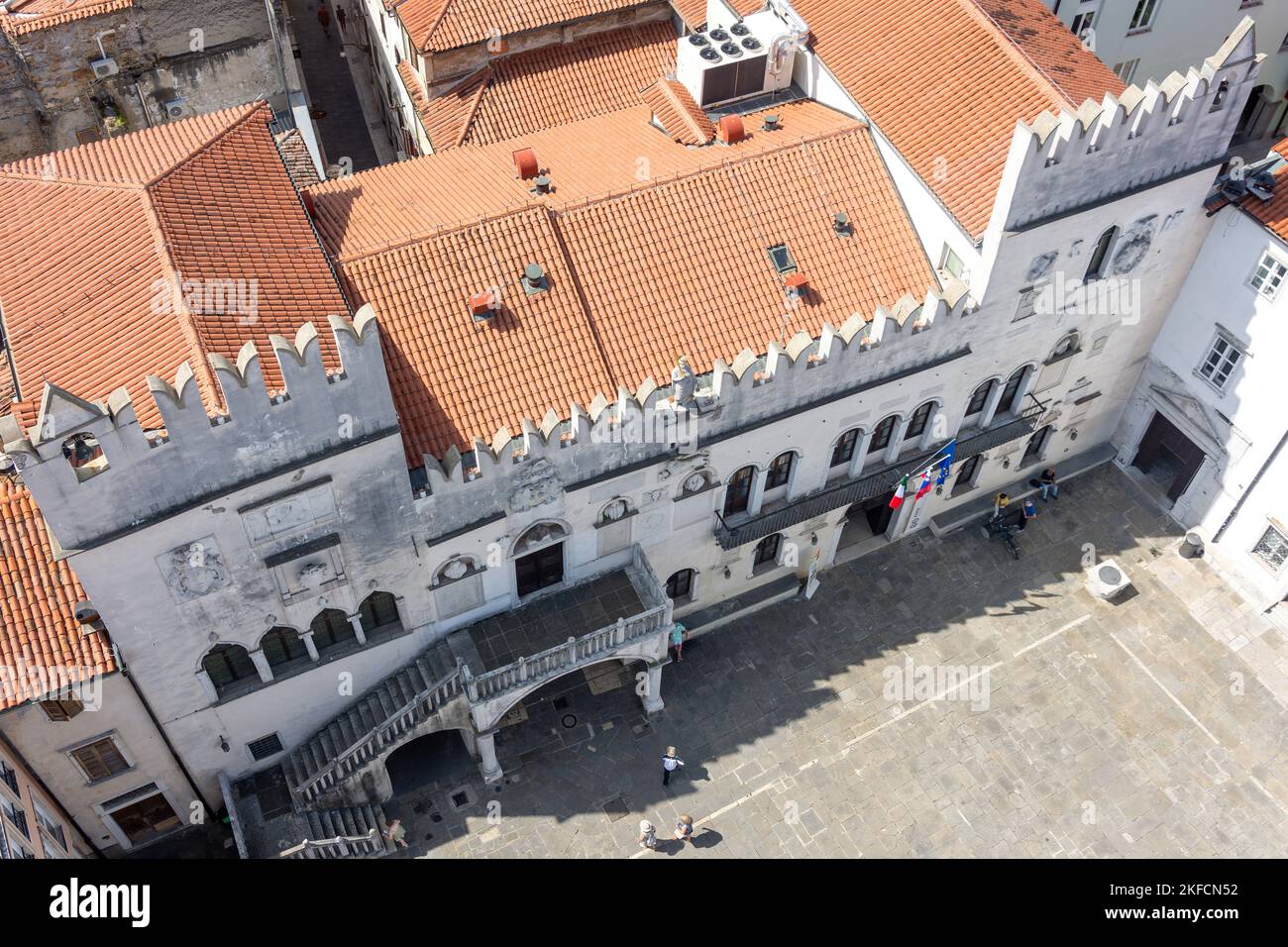 15th Century Praetorian Palace (Palazzo Pretorio) from Assumption ...