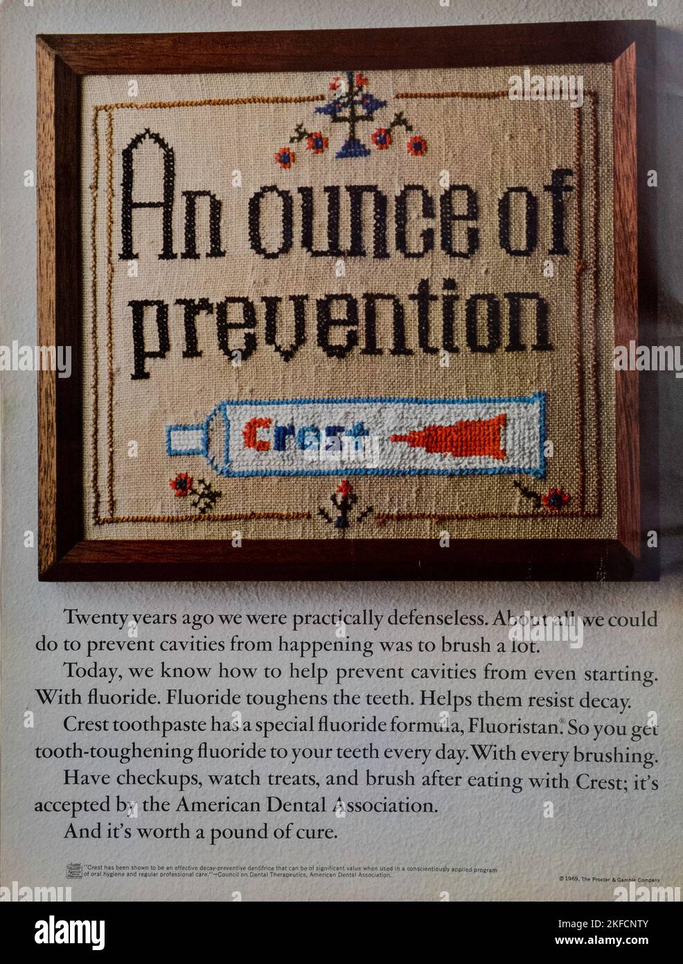 Crest Toothpaste Print Ad