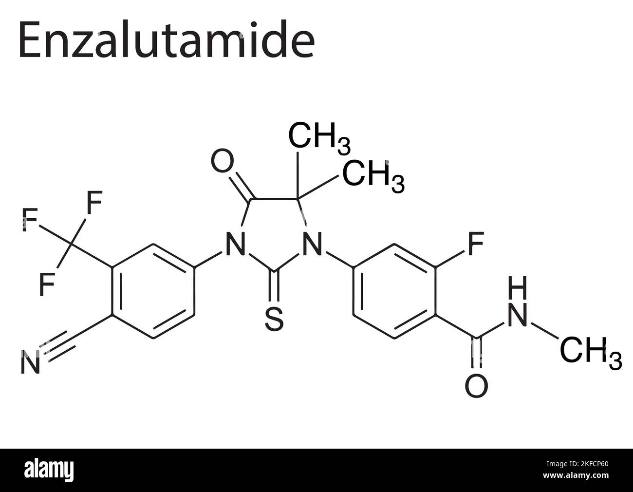 A vector illustration of the chemical structure or molecules of ...