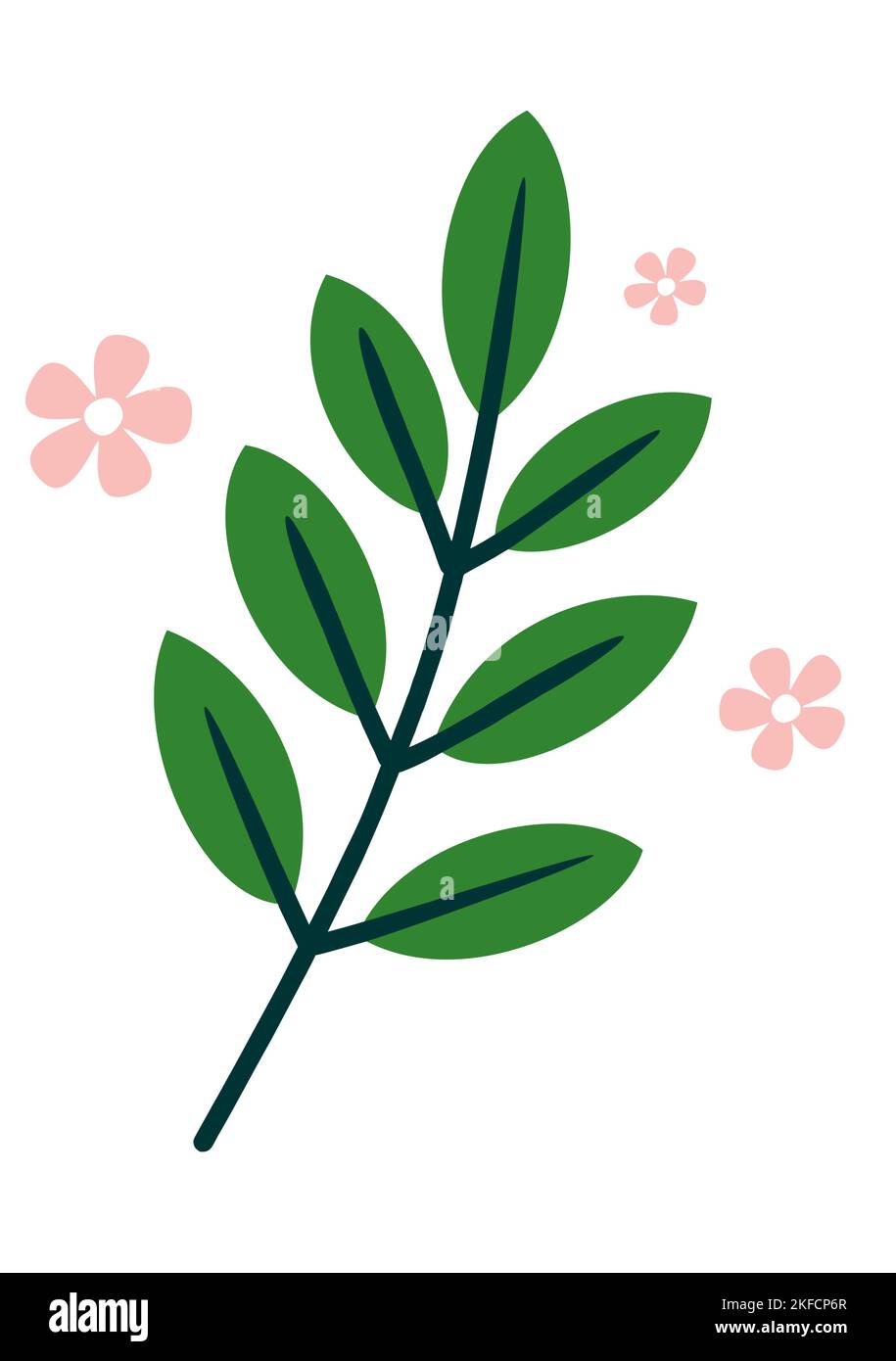 Spring flowers in little Stock Vector Images - Alamy