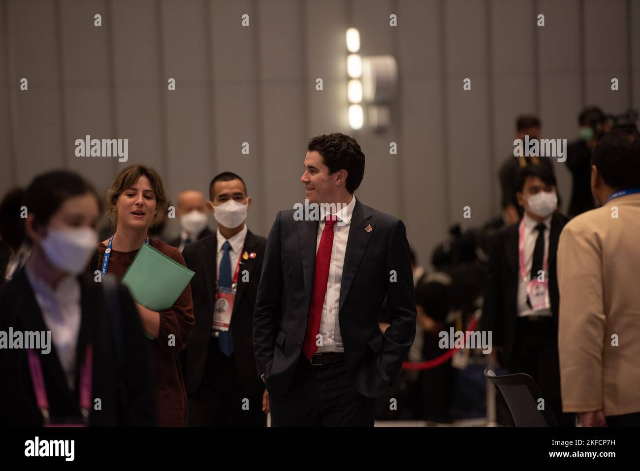 Bangkok, Thailand. 17th Nov, 2022. APEC ministers and delegates at ...