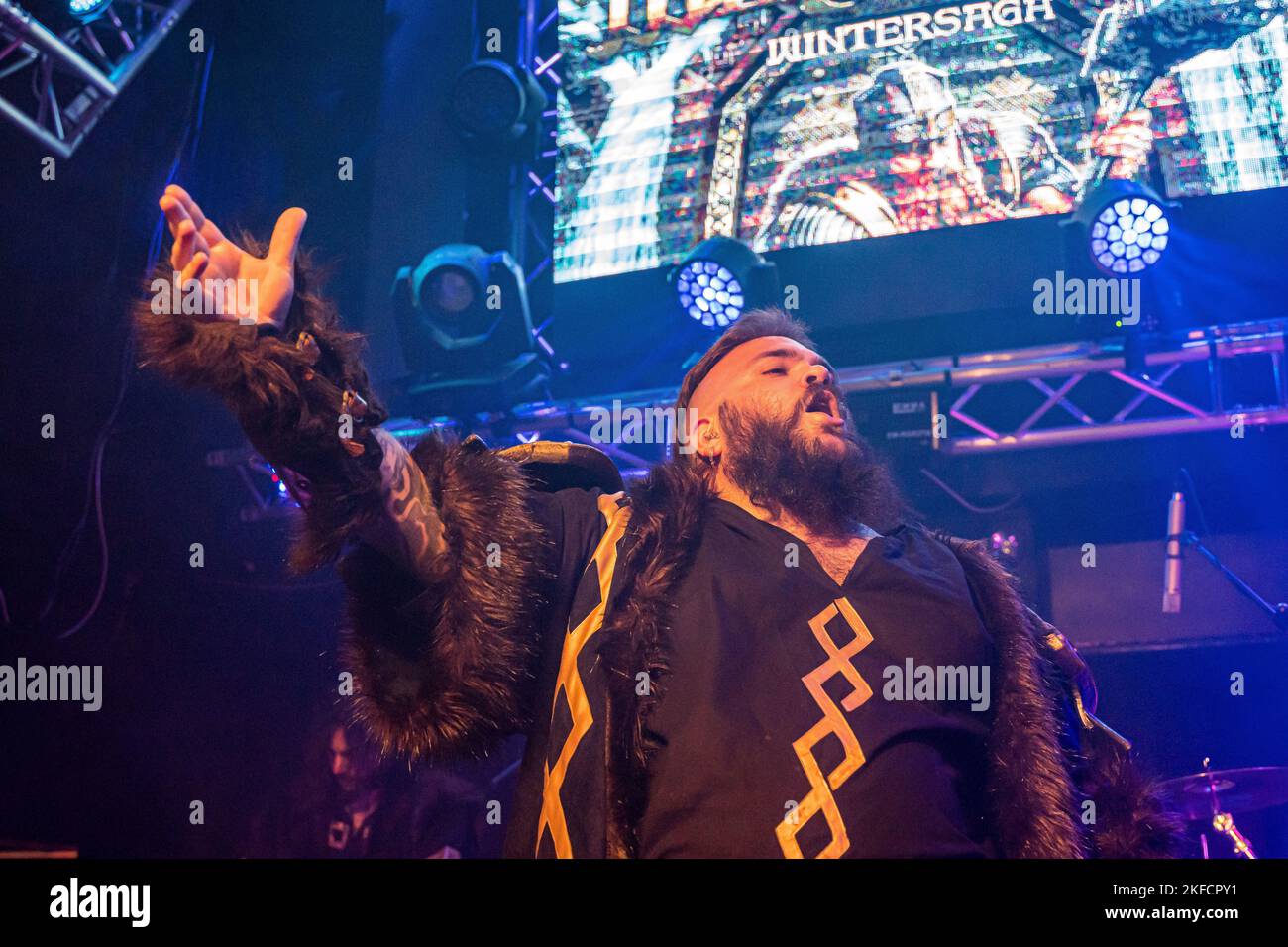 Concert of the Italians Wind Rose at the Nazca hall in Madrid, on the ...