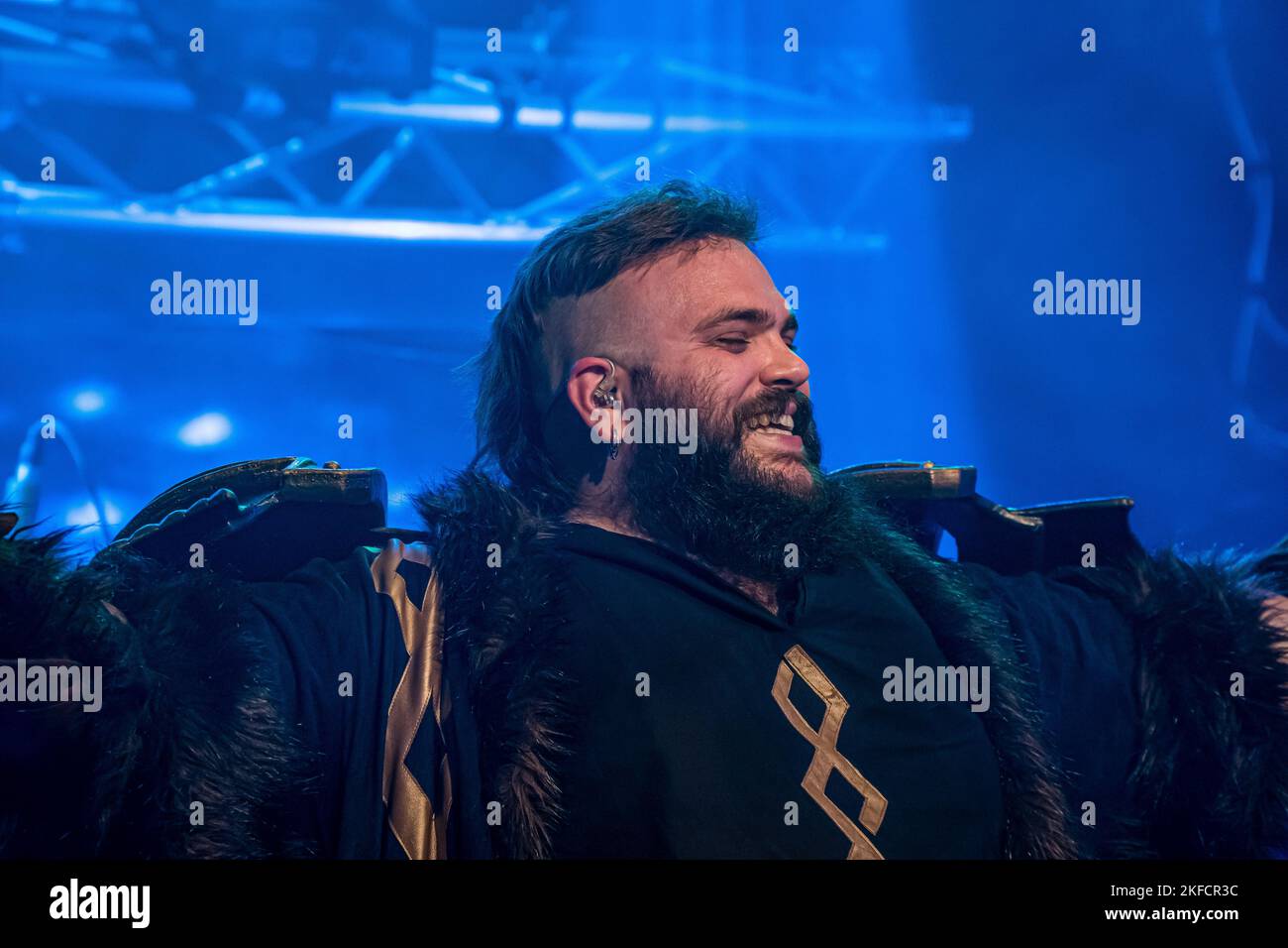 Concert of the Italians Wind Rose at the Nazca hall in Madrid, on the ...