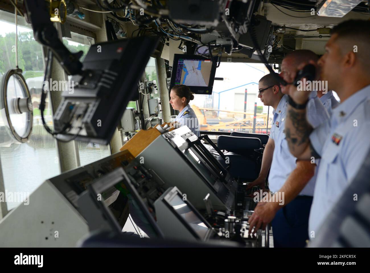 Lt. Courtney Bailey, the commanding officer of the 175-foot Coast Guard ...