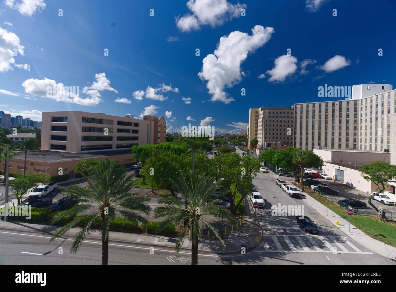 View of Miami Dade Pre Trial Center Stock Photo - Alamy
