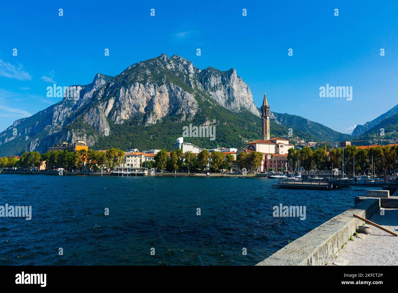 Lecco on Lake Como, Italy Stock Photo - Alamy
