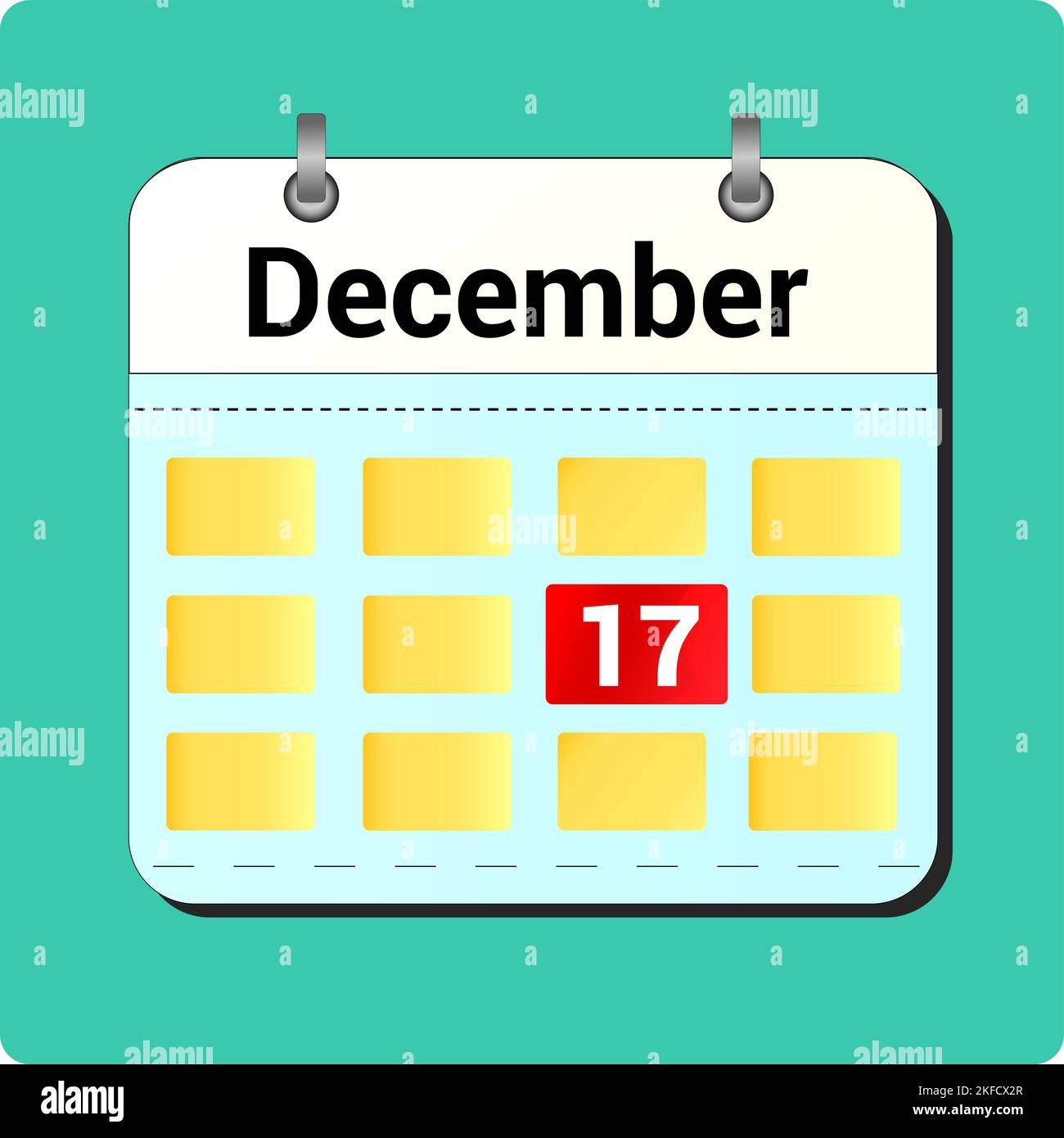 One page calendar Stock Vector Images - Alamy
