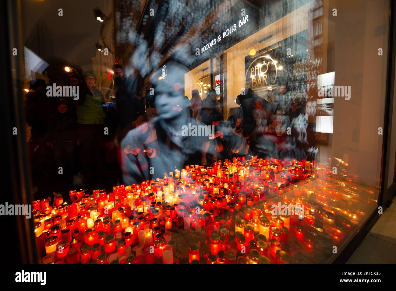 33 years since the Velvet Revolution on Narodni trida and Wenceslas ...