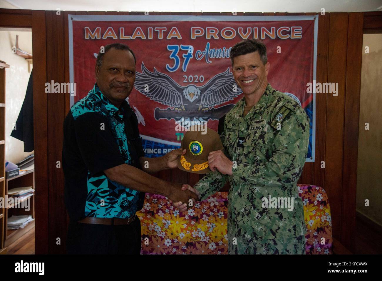 KILU’UFI, Solomon Islands (Sept. 7, 2022) — Capt. Jeffrey Feinberg, commanding officer of ...
