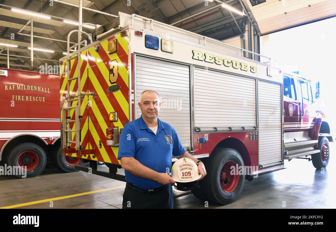 Dave Bootman, 100th Civil Engineer Squadron Fire Department assistant ...