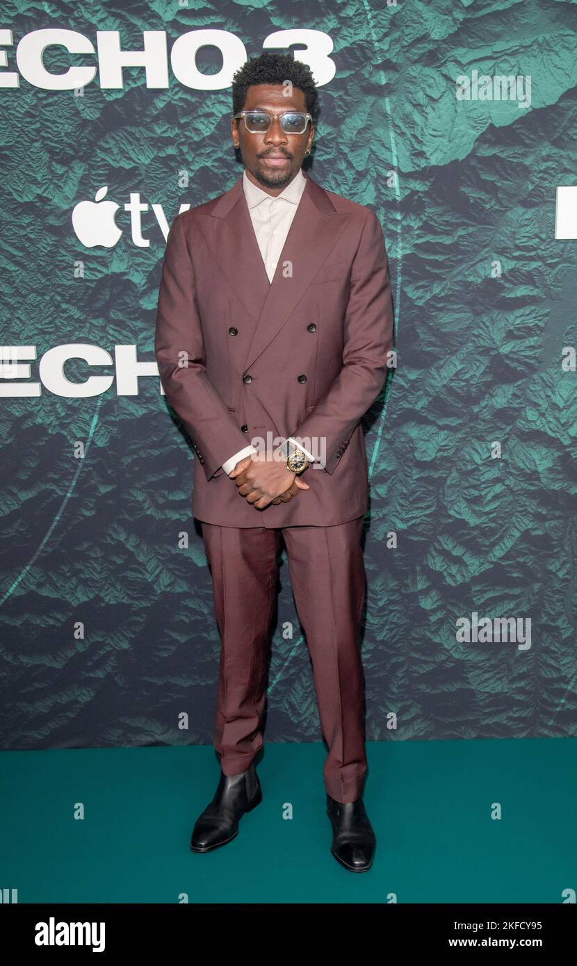 James Udom attends Apple TV+'s "Echo 3" premiere at Walter Reade ...