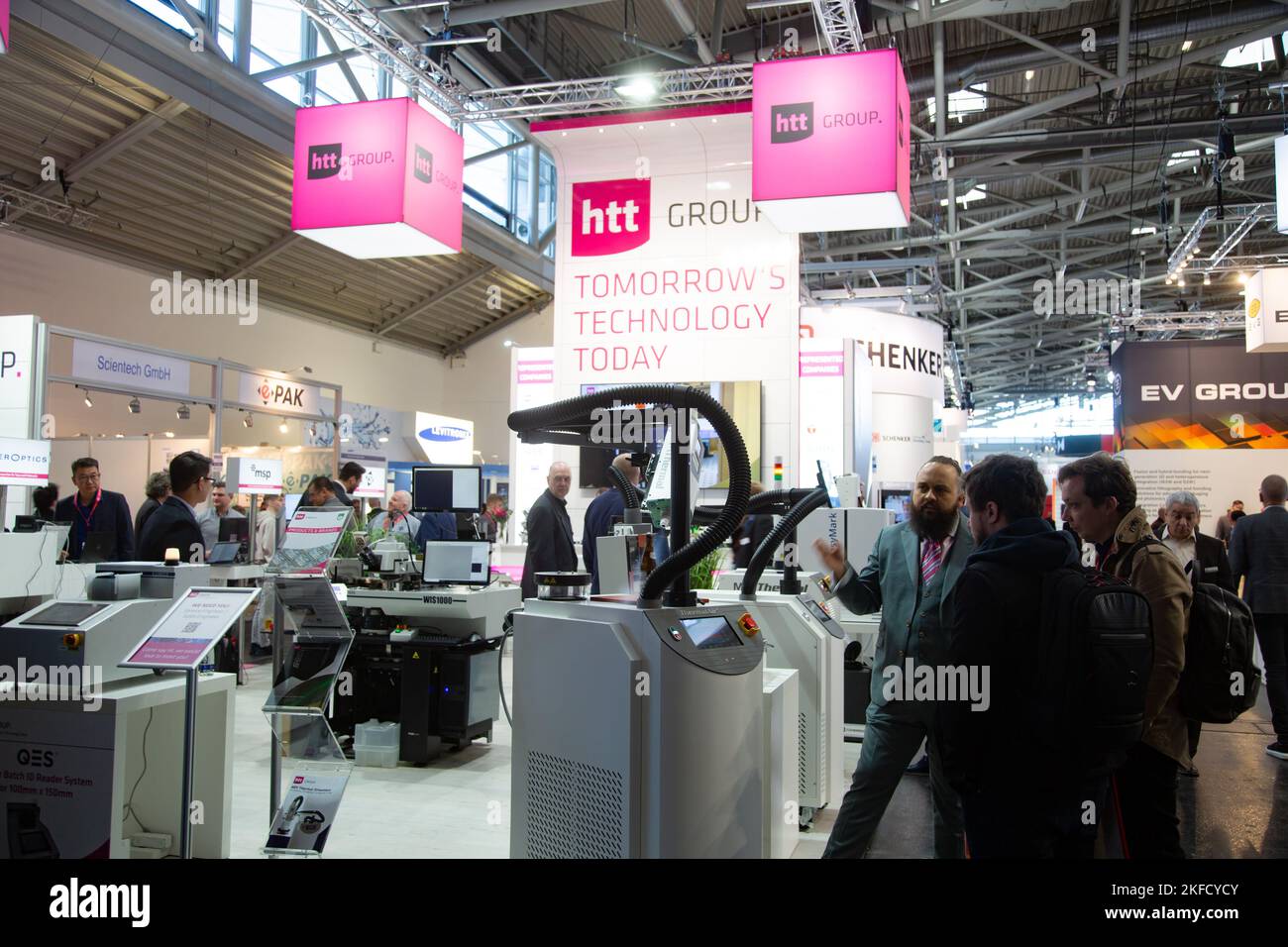 HTT Group bei der Electronica / Semicon Europa Messe, der Weltleitmesse und Konferenz der ...