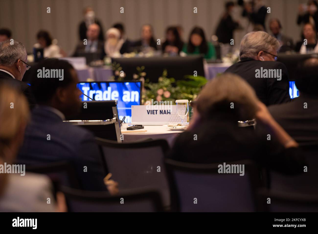 Bangkok, Thailand. 17th Nov, 2022. APEC ministers and delegates at ...