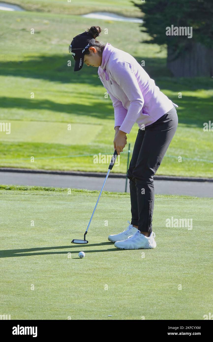 Pebble Beach, Monterey, CA, USA. 17th Nov, 2022. Rose Zhang, the Worlds ...