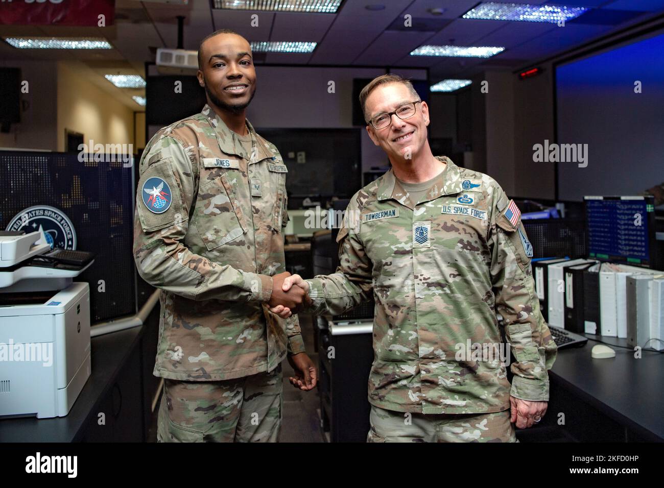 SCHRIEVER SPACE FORCE BASE, Colo. -- Chief Master Sergeant of the Space ...