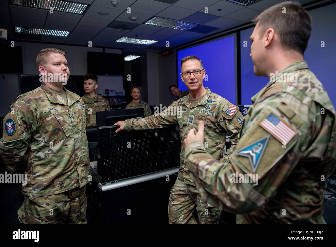 SCHRIEVER SPACE FORCE BASE, Colo. -- Chief Master Sergeant of the Space ...