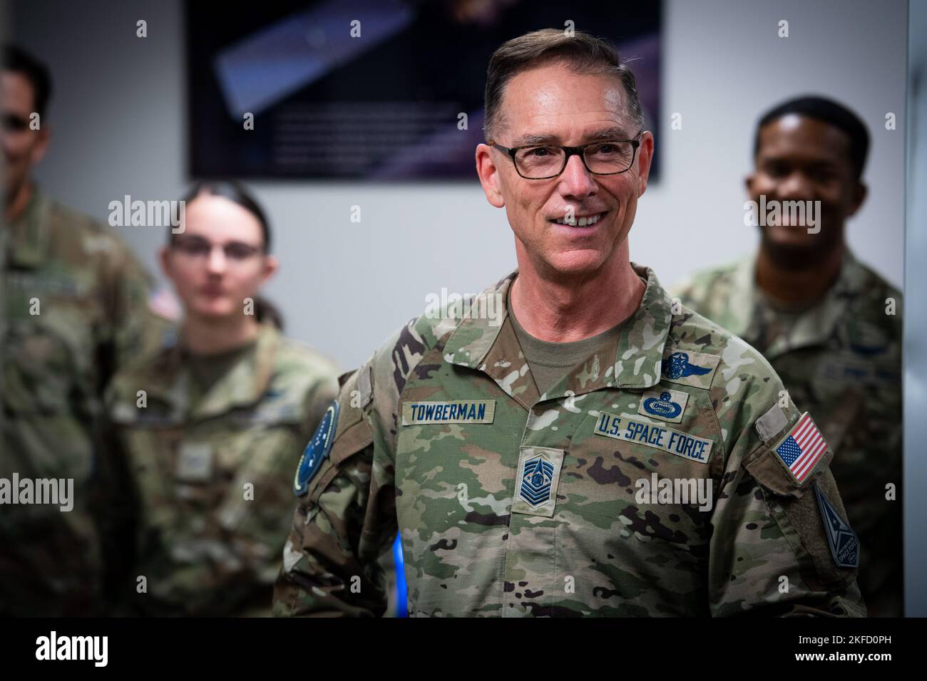 SCHRIEVER SPACE FORCE BASE, Colo. -- Chief Master Sergeant of the Space ...