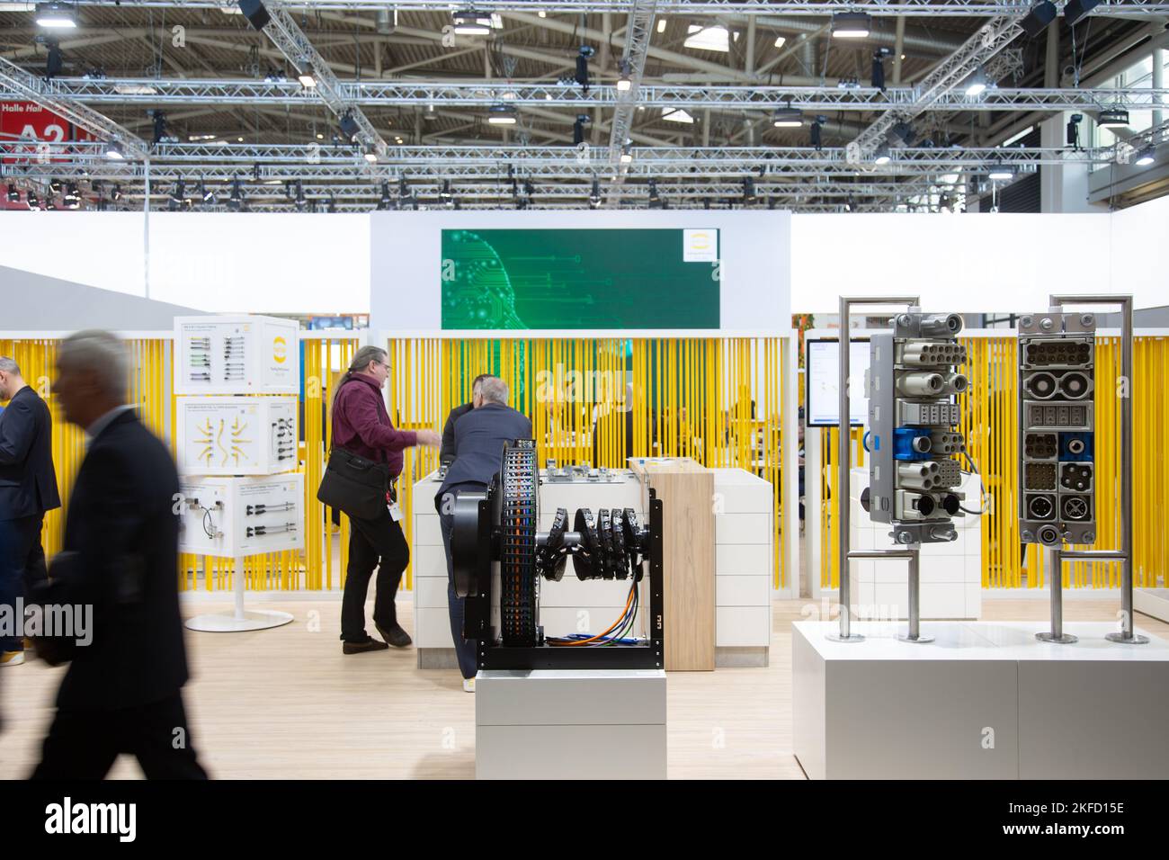 Munich, Germany. 17th Nov, 2022. bei der Electronica/Semicon Europa Messe, der Weltleitmesse und ...